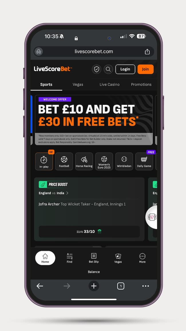 LiveScore Bet Review - Punters Lounge